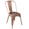 Paris metal sidechair - Foremost Furniture Ltd.